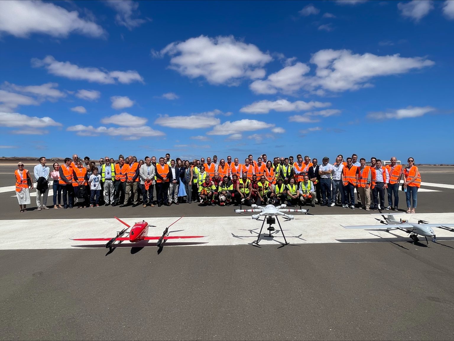 The European U-ELCOME project holds its final drone flight demonstration with U-Space services ...